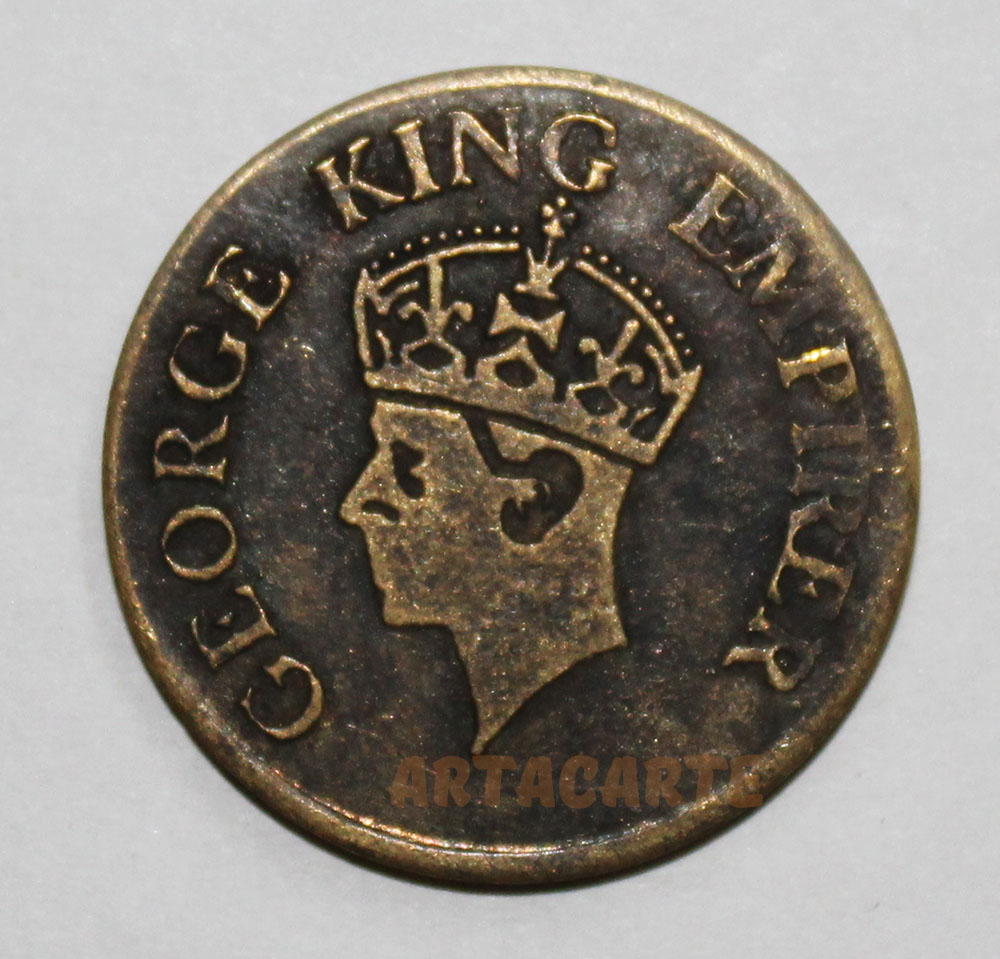 1 Anna Coin, INDIAN , 1951,