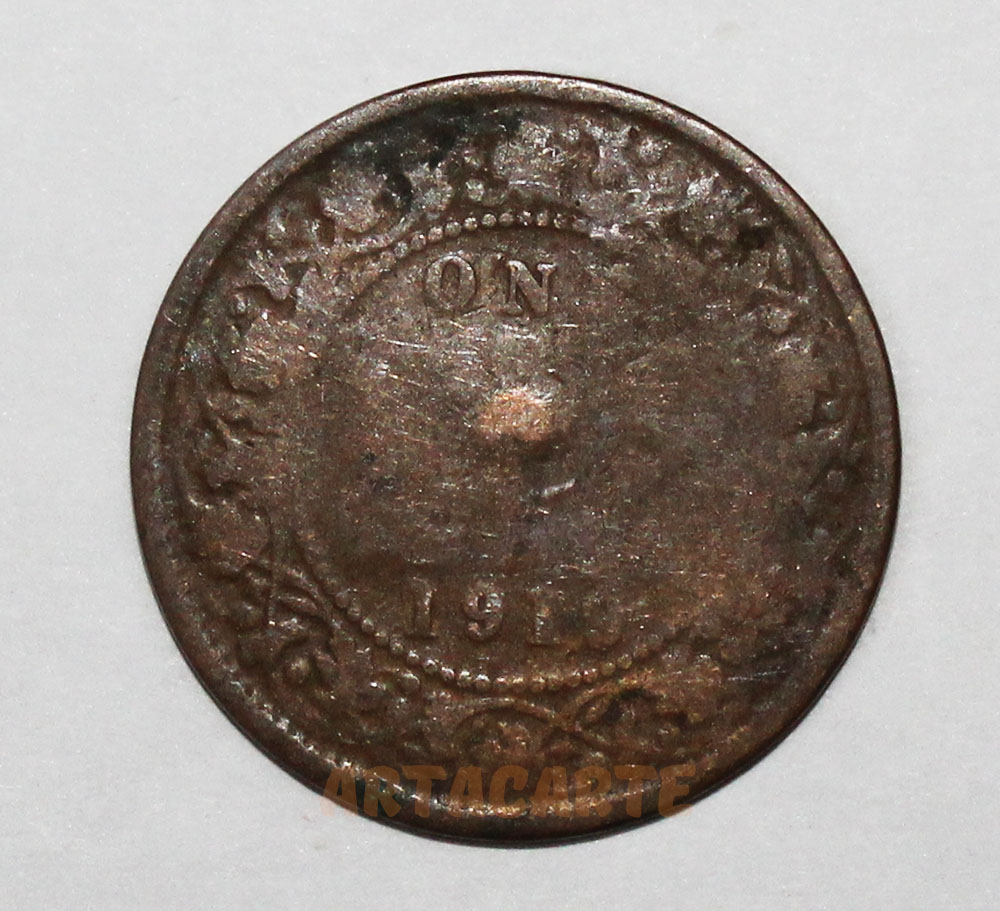 One Quarter Anna Coin ,1919, India